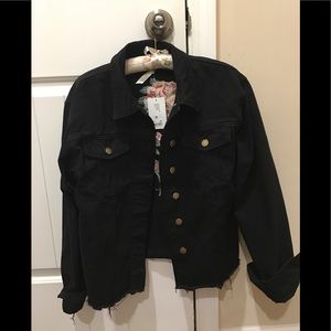 New Identity Jackets & Coats | Embroidered Denim Jacket | Poshmark